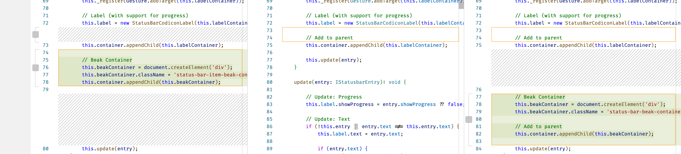Merge editor unhappy case · Issue #155943 · microsoft/vscode · GitHub