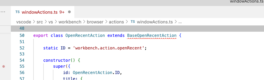 Sticky Scroll Removing Code That Appears In Sticky Scroll Leaves Empty