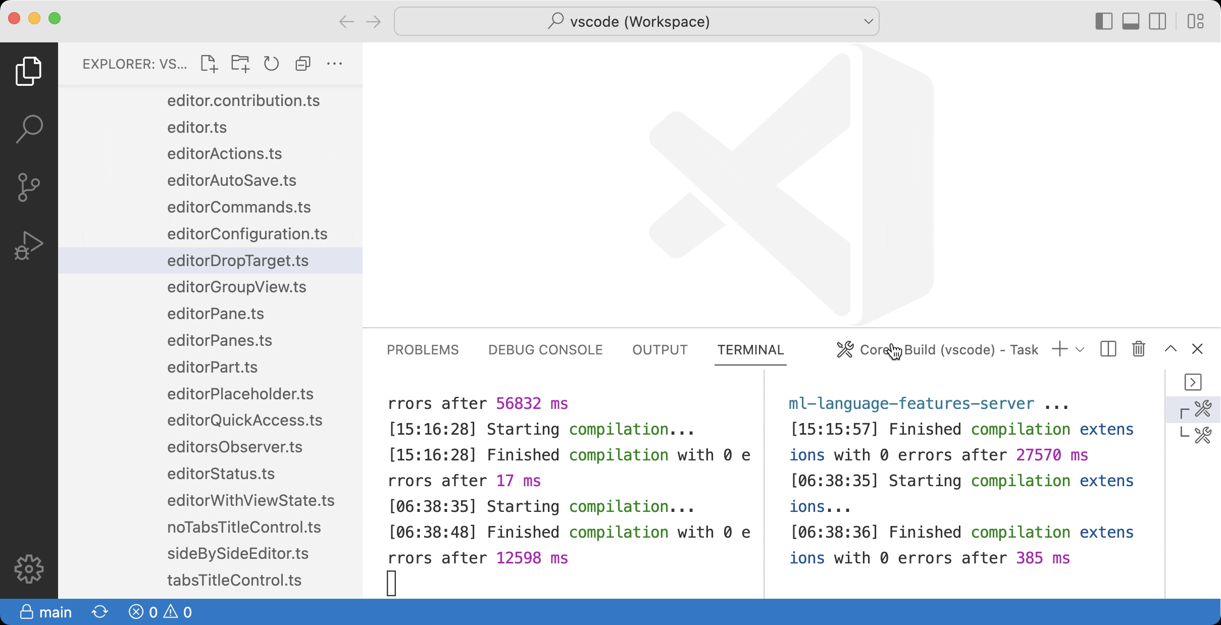 Restored tasks do not show in status bar · Issue #156284 · microsoft ...