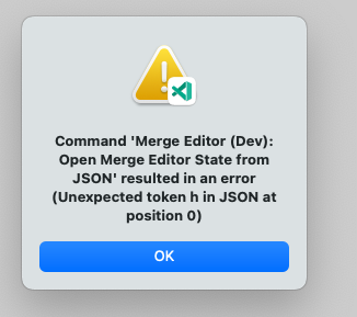Merge editor reports 3 conflicts when only 1 is visible · Issue #156982 · microsoft/vscode · GitHub