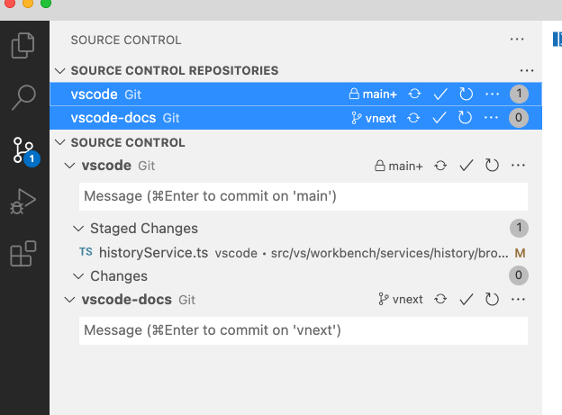 Profiles: selected repository is not restored · Issue #161947 ...