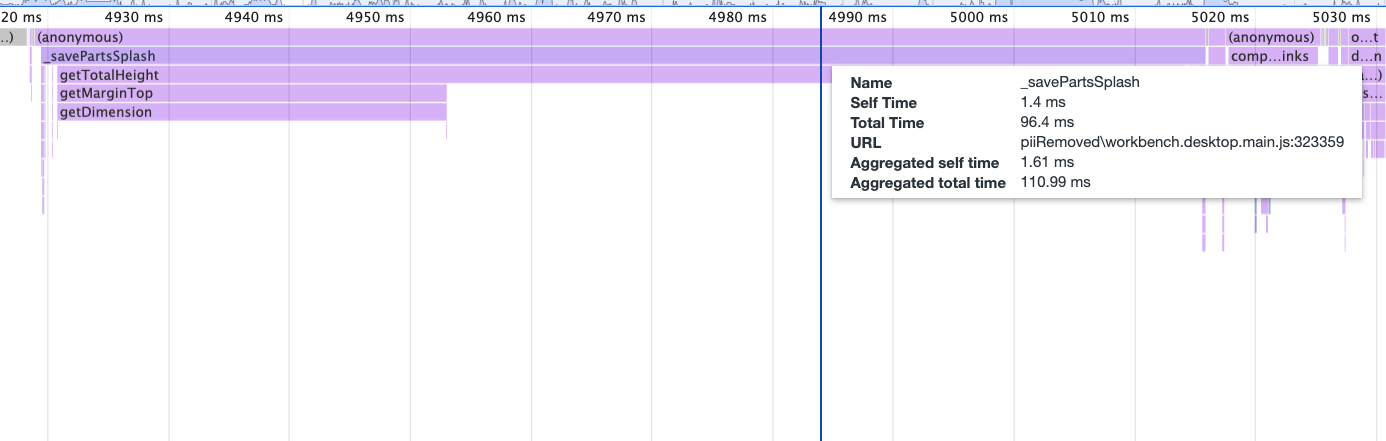 Perf: consider to further delay `_savePartsSplash` · Issue #170825 · microsoft/vscode · GitHub