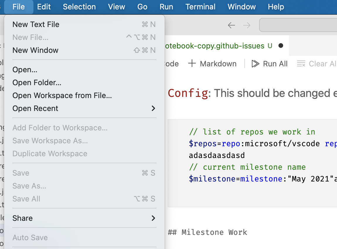 Menu is getting stale · Issue #179235 · microsoft/vscode · GitHub