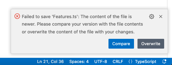 Implement aggregation for save conflict error notification · Issue ...