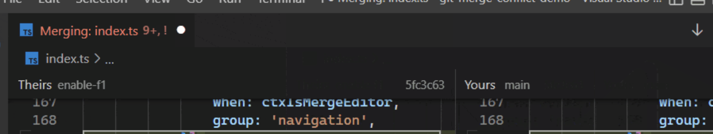 Resolve save conflict bar: add more informative tooltips and reposition buttons · Issue #183650 ...