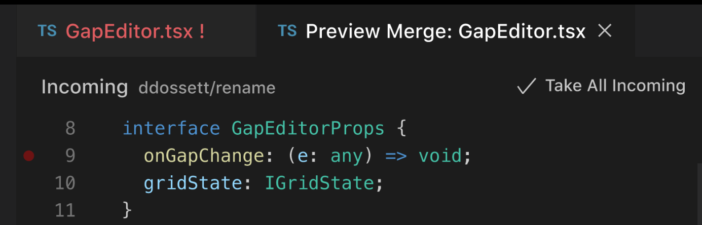 Support A Toolbar With Labels On Each Side In Diff Editor · Issue 183758 · Microsoftvscode
