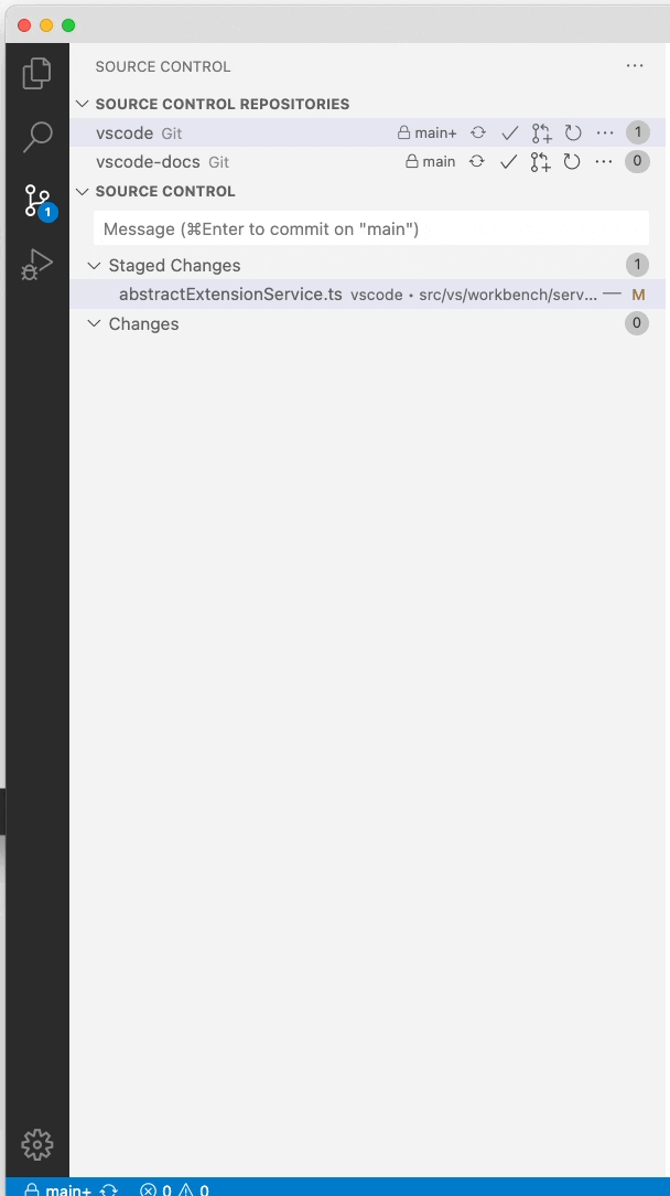 Git: state of selected repositories lost when switching profiles · Issue #183823 · microsoft ...