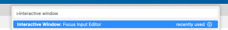 Command `putfocus` Should Not Be Enabled Unless Interactive Window Is Opened 