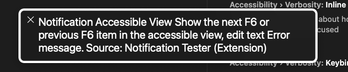 Assigning a key for "Show next item in accessibility view" is being read out strangely · Issue ...