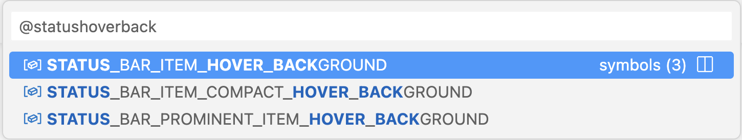 Allow to theme foreground color of status bar entries on hover · Issue #189706 · microsoft ...