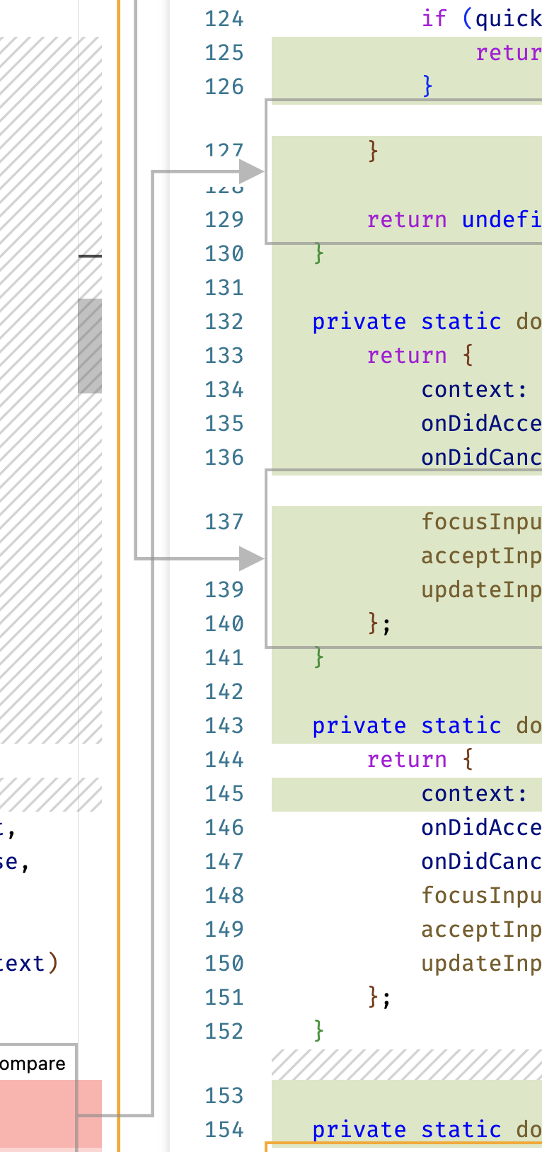 Better distinguish overlapping arrows · Issue #191833 · microsoft/vscode · GitHub