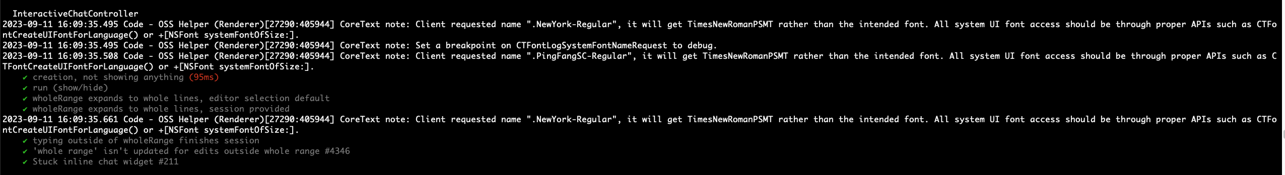Test Suite `interactivechatcontroller` Instantiates A Real Code Editor · Issue 192778