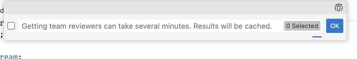 Reviewer dropdown never hits cache · Issue #5316 · microsoft/vscode-pull-request-github · GitHub