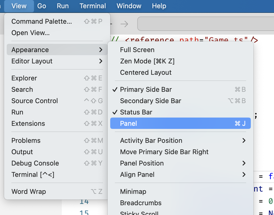 Consider to have Tab bar related options in the view menu · Issue ...