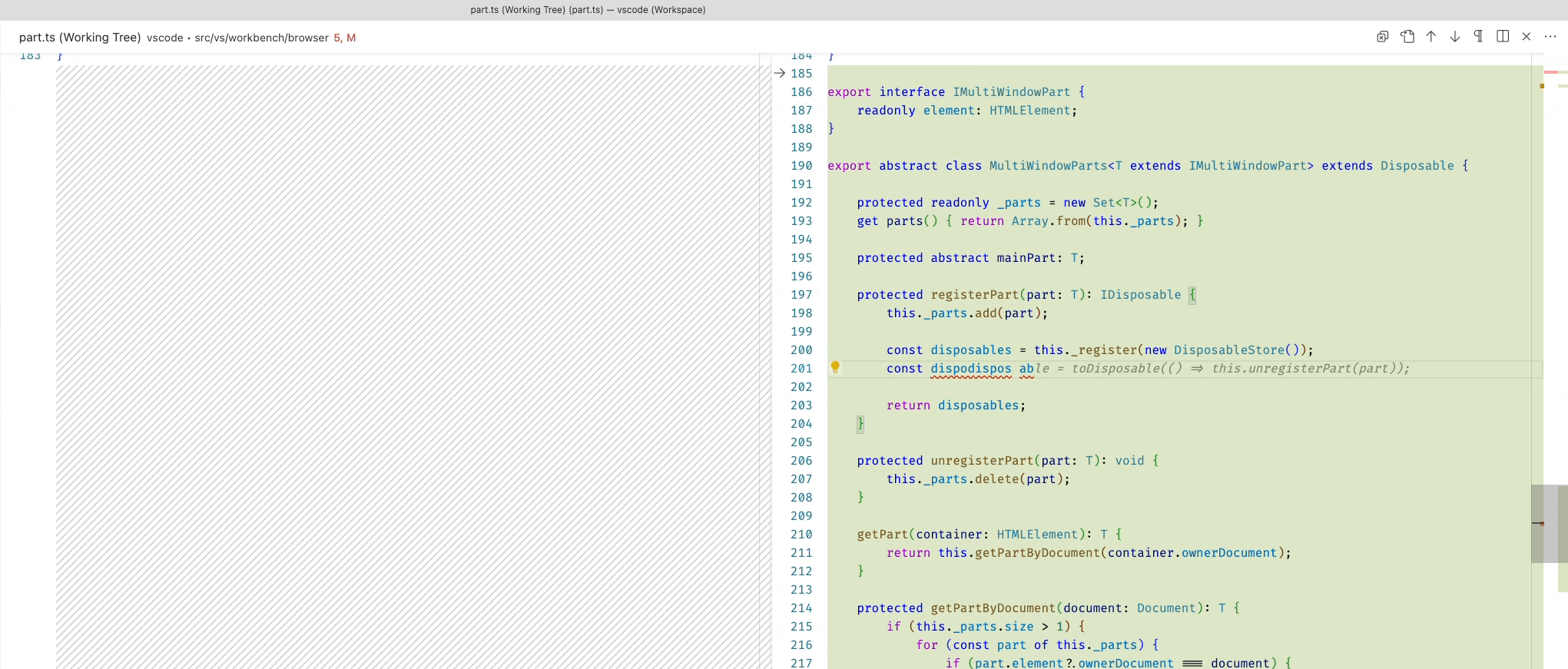 Progress Bar Appearing Typing In Diff Editor · Issue 199008 · Microsoftvscode · Github