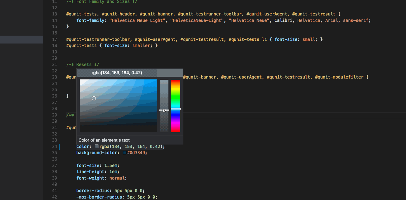 Color picker: jumps up and down with zoom level 1 · Issue #32709 ...