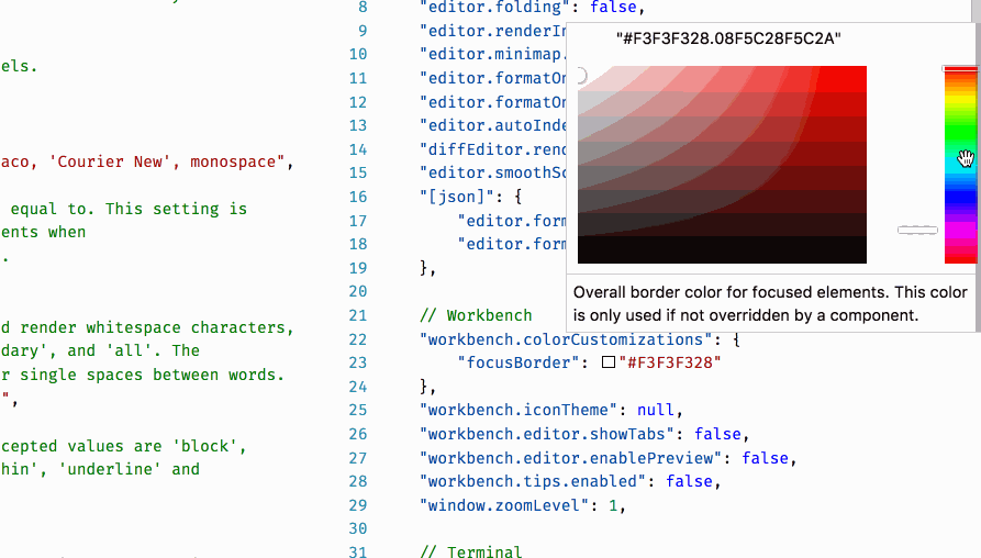 Color Picker Grows When Using Sliders And Jumps Up And Down · Issue 33595 · Microsoftvscode 