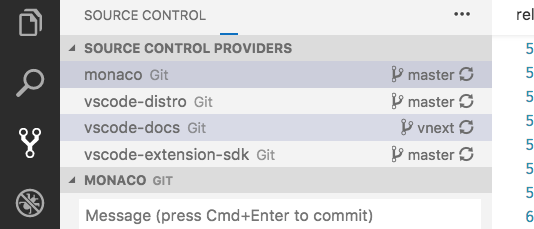 SCM: clicking on sync action for non-selected repo leaves a weird selection state · Issue #36867 ...