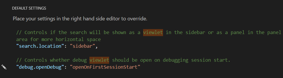 Avoid The Term Viewlet · Issue 44487 · Microsoftvscode · Github 