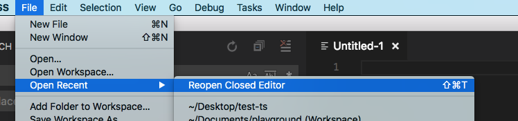 Add a "Undo Close Tab" to the context menu of tabs · Issue #44641 · microsoft/vscode · GitHub