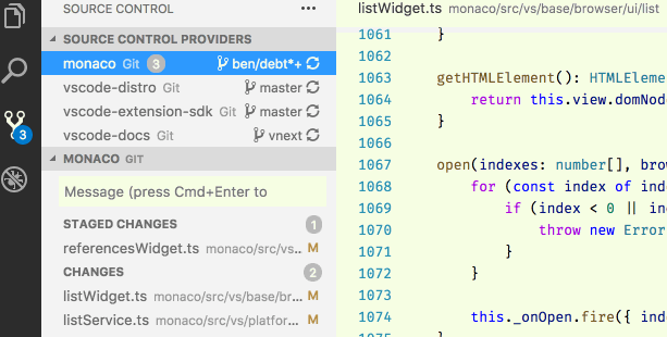 Git Weird Overflow Behaviour In Repositories View · Issue 44925 2864