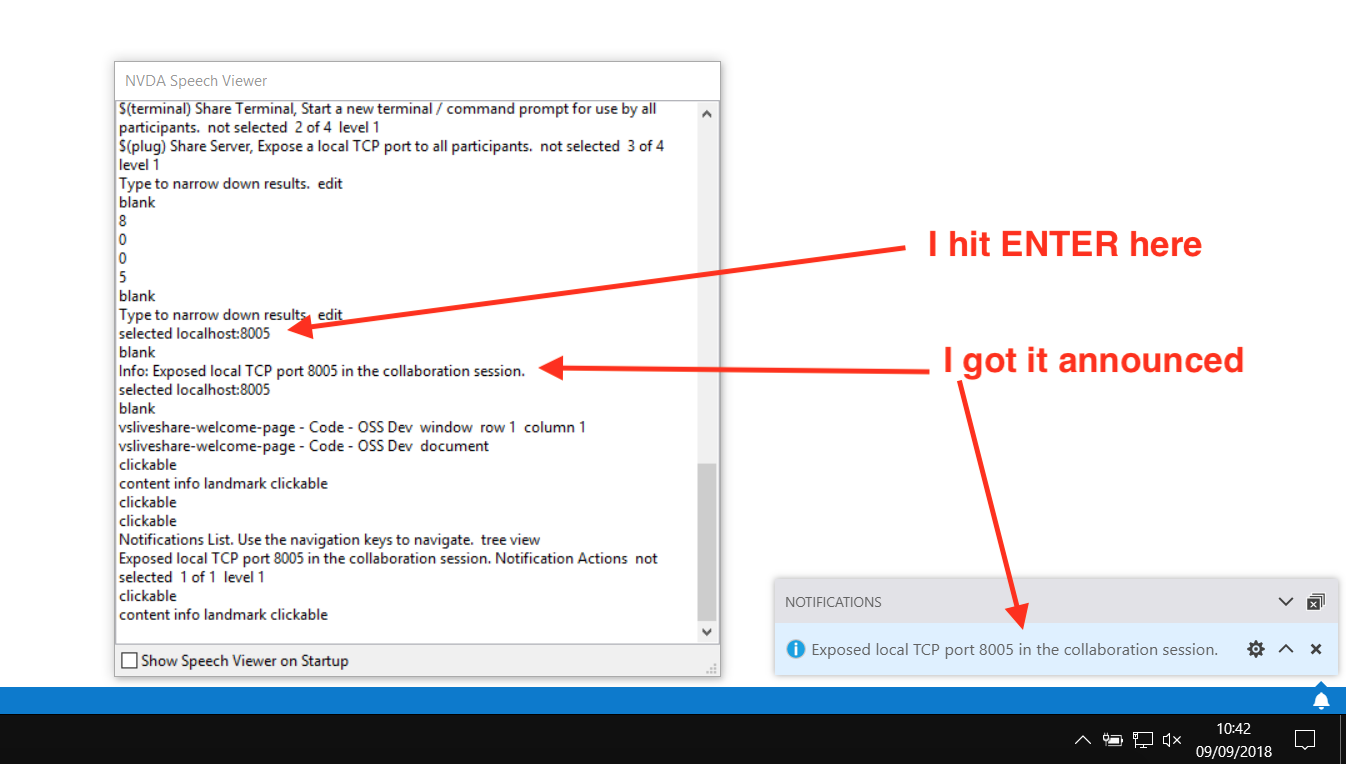 NVDA does not read message from showInformationMessage() · Issue #55190 · microsoft/vscode · GitHub