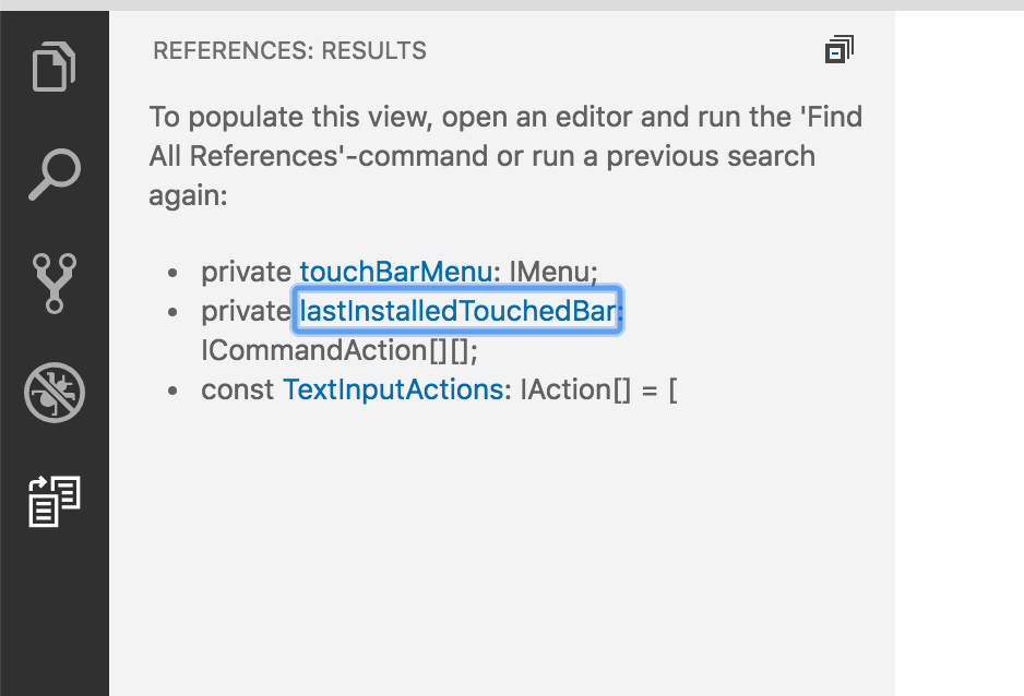 Empty view message focus ring is not using our theming · Issue #64061 · microsoft/vscode · GitHub