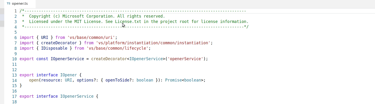 Regression: quick open flickers when searching (briefly shows no ...