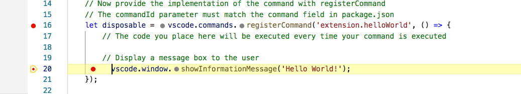 Spacing too wide for inline breakpoints · Issue #81715 · microsoft/vscode · GitHub