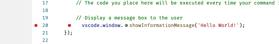 First inline breakpoint on line: too much width · Issue #81898 · microsoft/vscode · GitHub