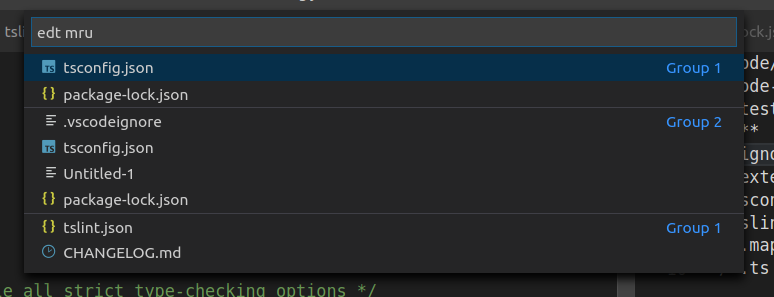 Add an editor picker that allows to navigate editors in MRU order across groups · Issue #37366 ...