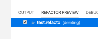 Refactor preview: indicate create/delete/renames better? · Issue #89504 · microsoft/vscode · GitHub