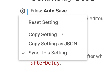 Settings UI: add separator for sync setting · Issue #91395 · microsoft ...
