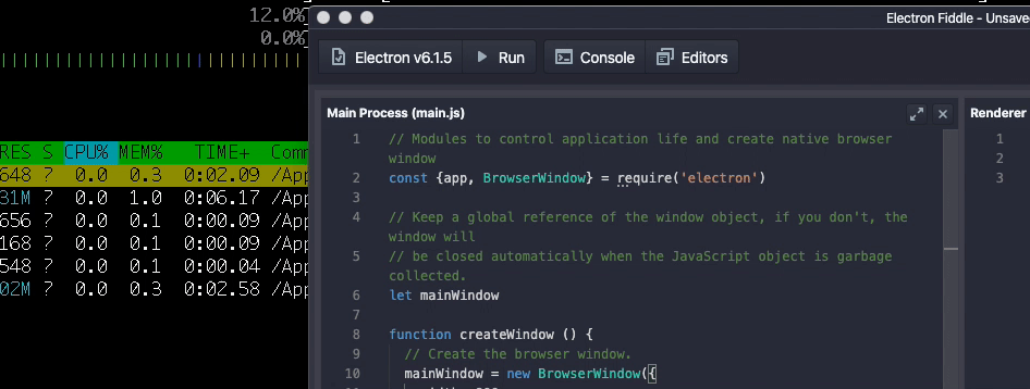Moving mouse increases CPU on renderer process to 7-10% · Issue #22459 · electron/electron · GitHub
