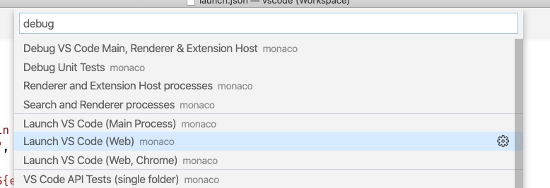 Debug: ILaunch#openConfigFile() should focus on launch · Issue #92437 · microsoft/vscode · GitHub