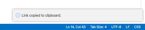 Copy Permalink should not show a notification · Issue #1771 · microsoft/vscode-pull-request ...
