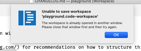 Cannot "Save Workspace As..." when workspace is opened in same window ...