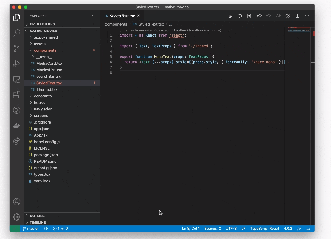 Renaming a file isn't being reflected in the tab if the file was opened ...