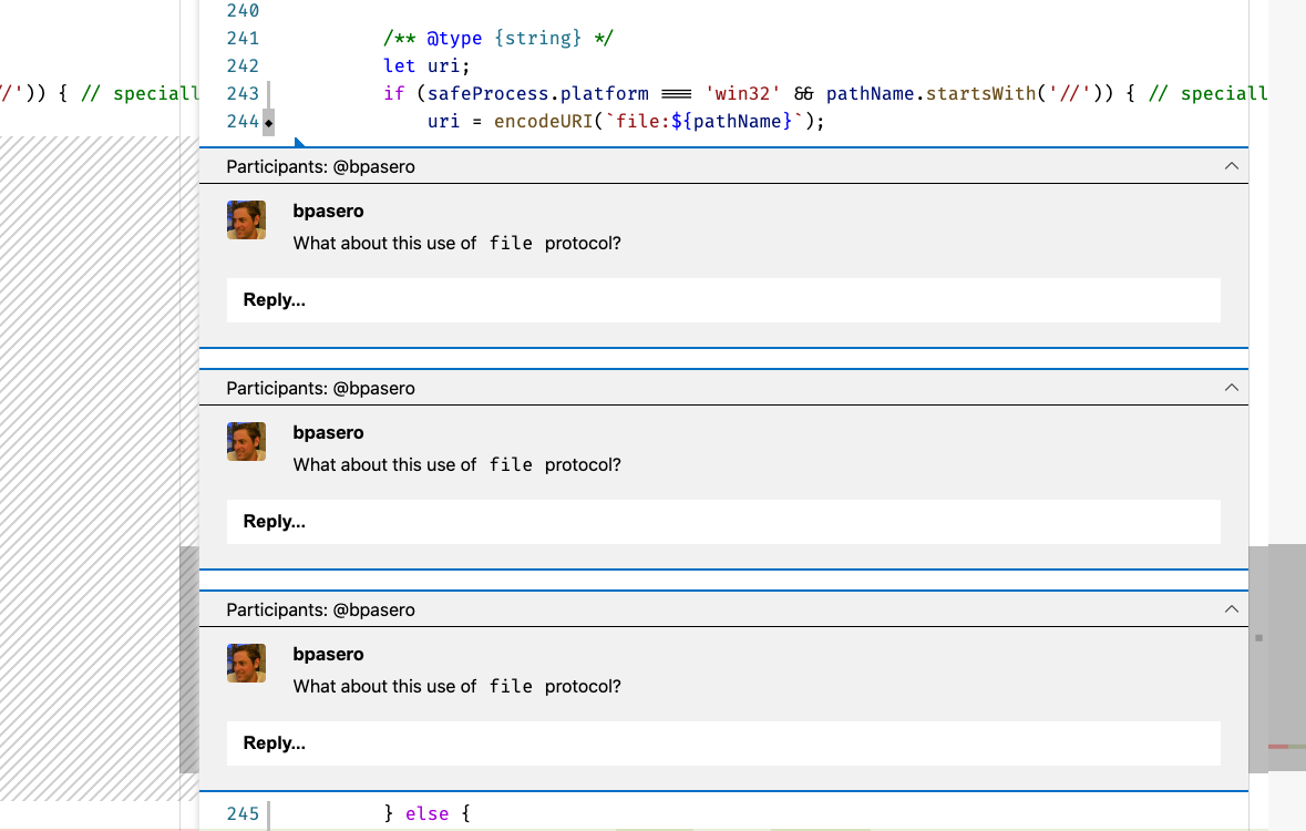 Seeing duplicate review comments appearing · Issue #2131 · microsoft/vscode-pull-request-github ...