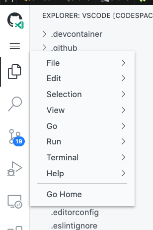 Menus: tweak position with custom menus in activity bar · Issue #109603 ...