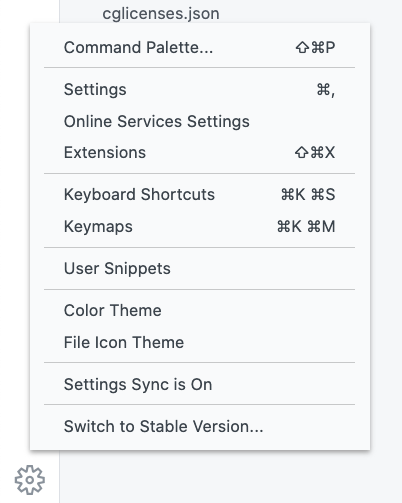 Menus: tweak position with custom menus in activity bar · Issue #109603 ...