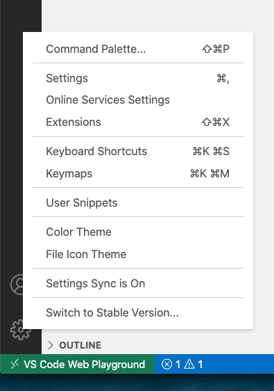 Menus: tweak position with custom menus in activity bar · Issue #109603 ...