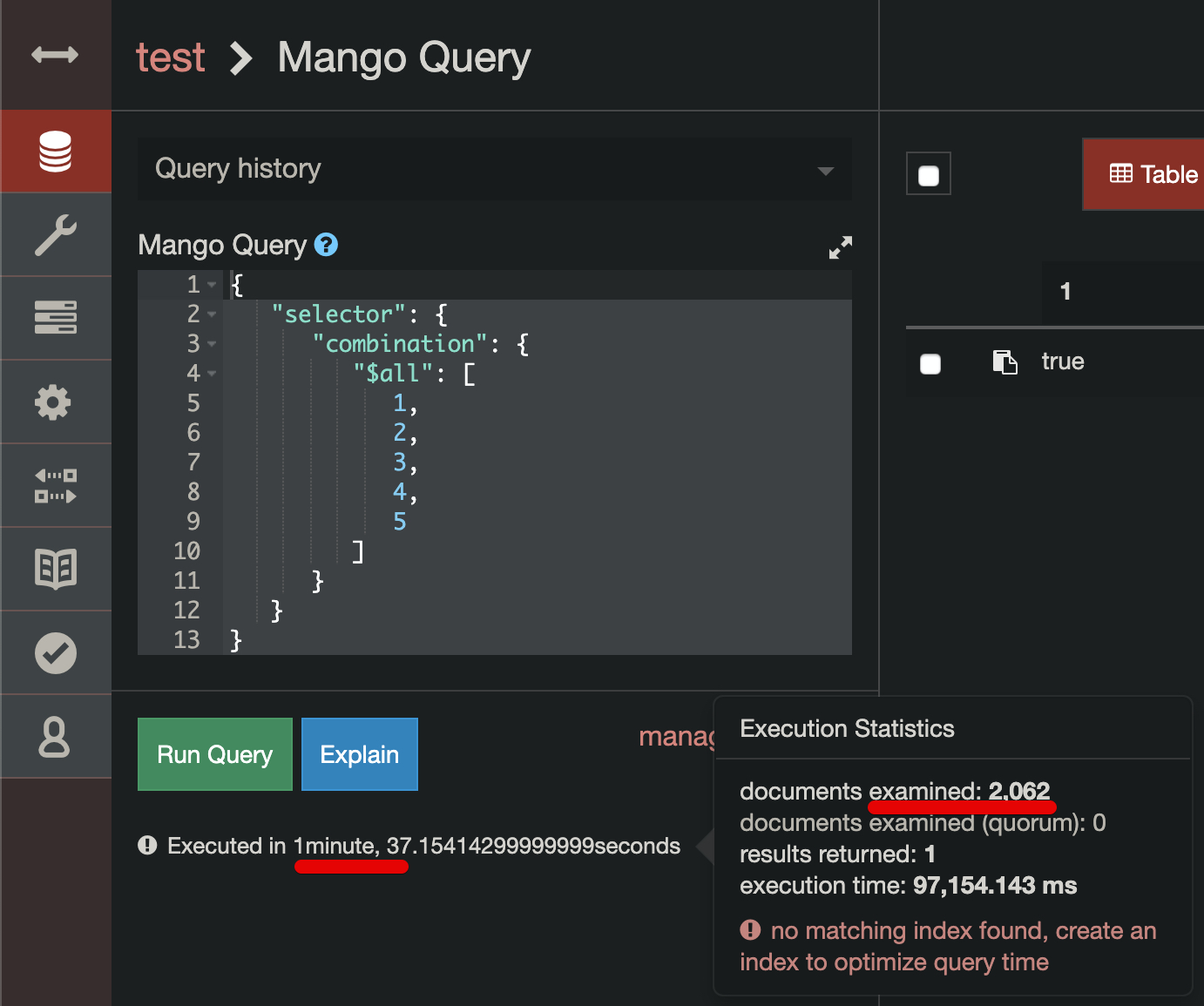 How to make mango $or/$elemMatch/$allMatch queries fast? · Issue #2236 · apache/couchdb · GitHub