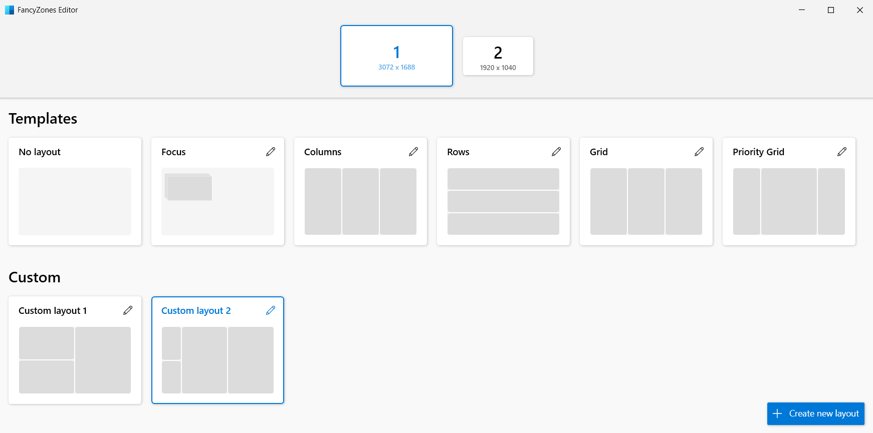 FancyZone Custom Layout Bug · Issue #13473 · microsoft/PowerToys · GitHub