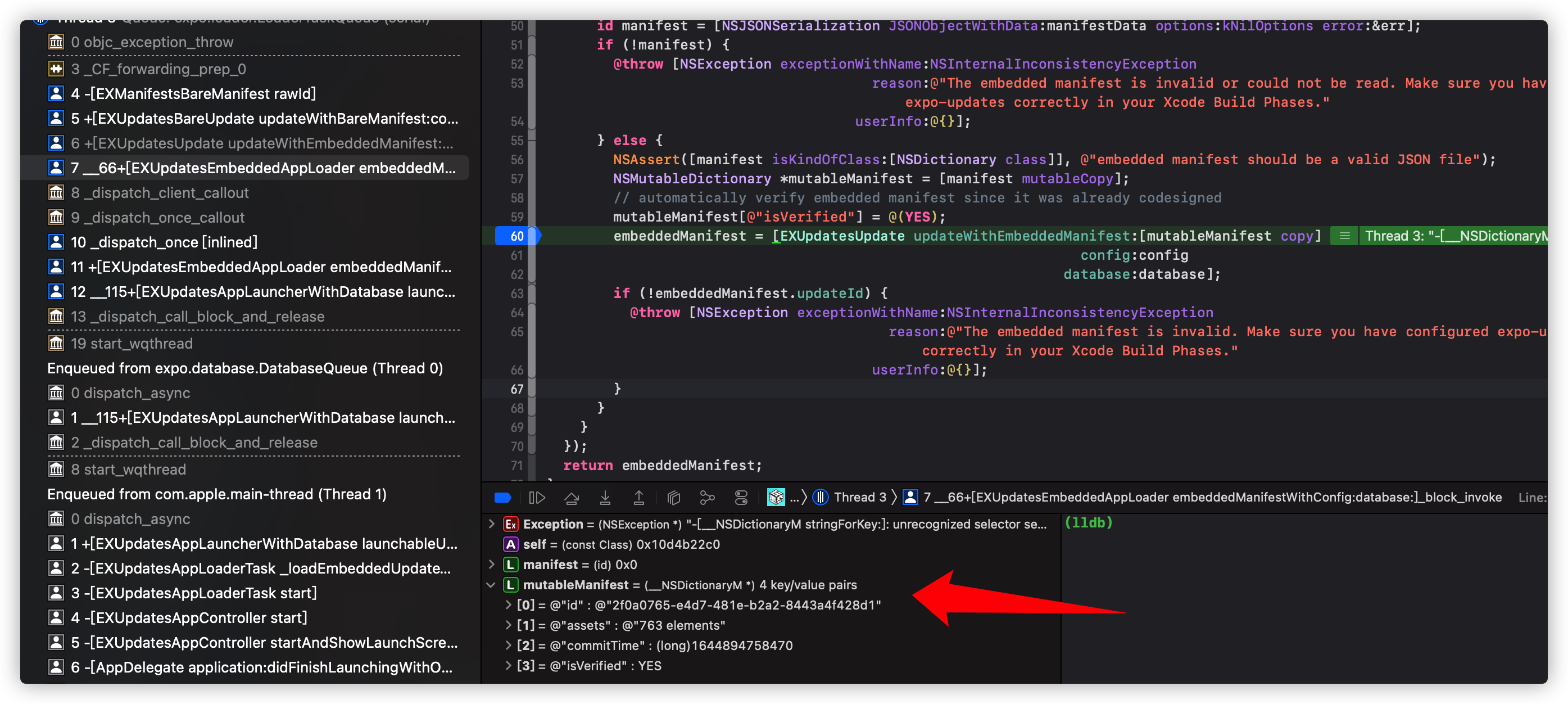 [Expo-Update] Adopting Expo Update v0.11.6 on iOS meets a ...