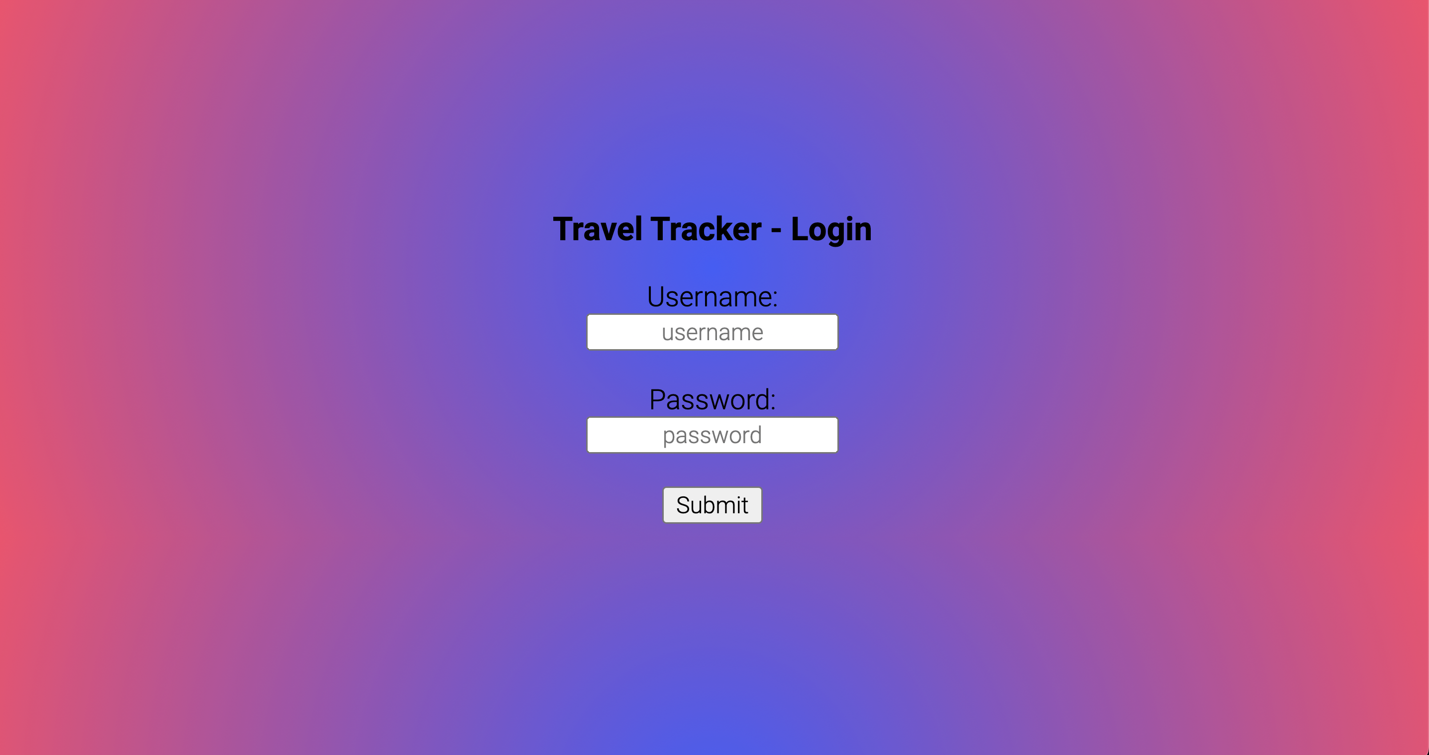 GitHub - irmakerdem/travelTracker: Travel Tracker is an app to log in, book vacations, and view ...