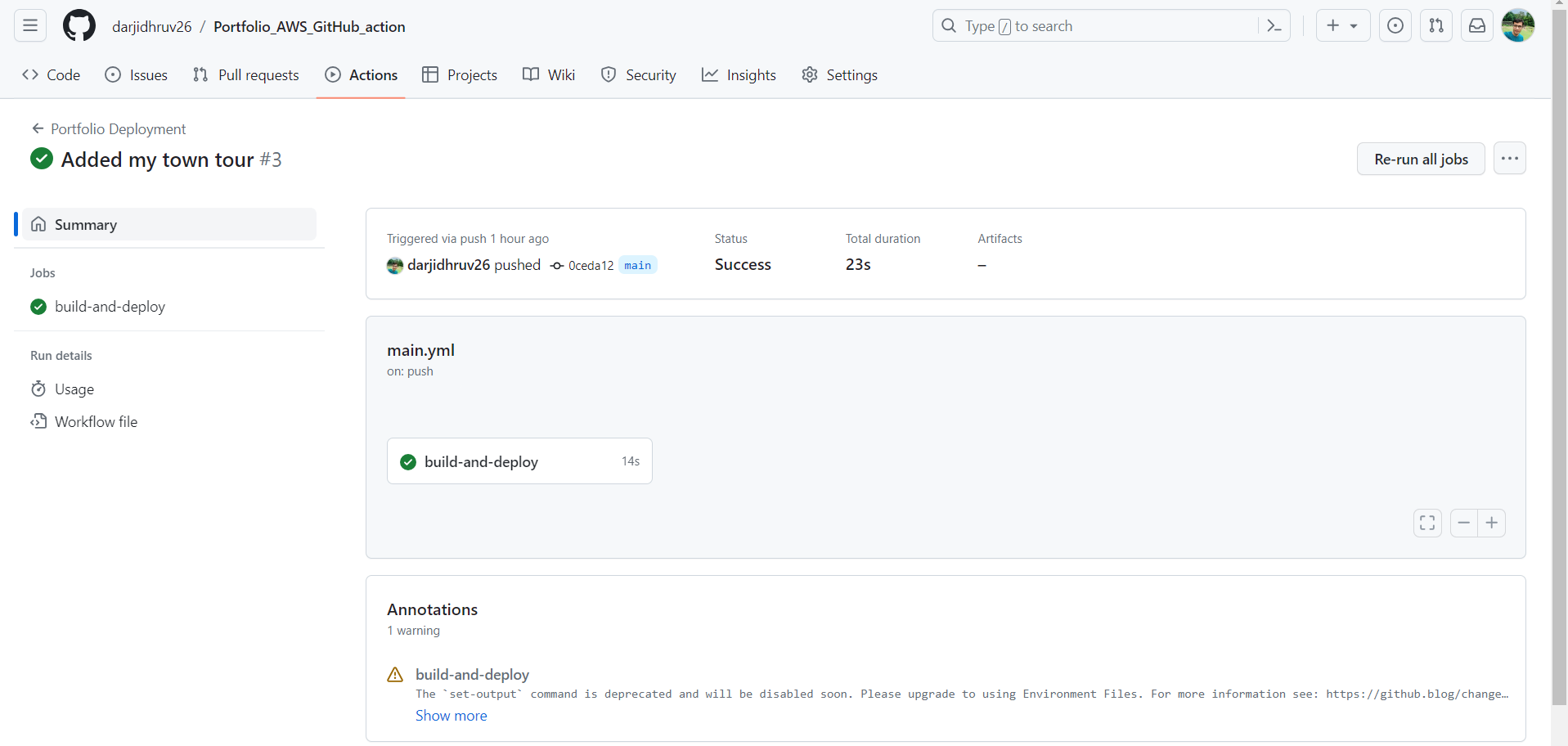 GitHub - darjidhruv26/Portfolio_AWS_GitHub_action