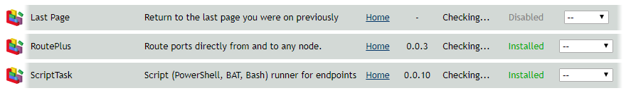 Plugin Display Conflict · Issue #1 · ryanblenis/MeshCentral-ScriptTask · GitHub