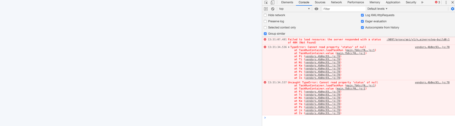 TaskRun page becomes blank when the namespace or resource are deleted · Issue #416 · tektoncd ...