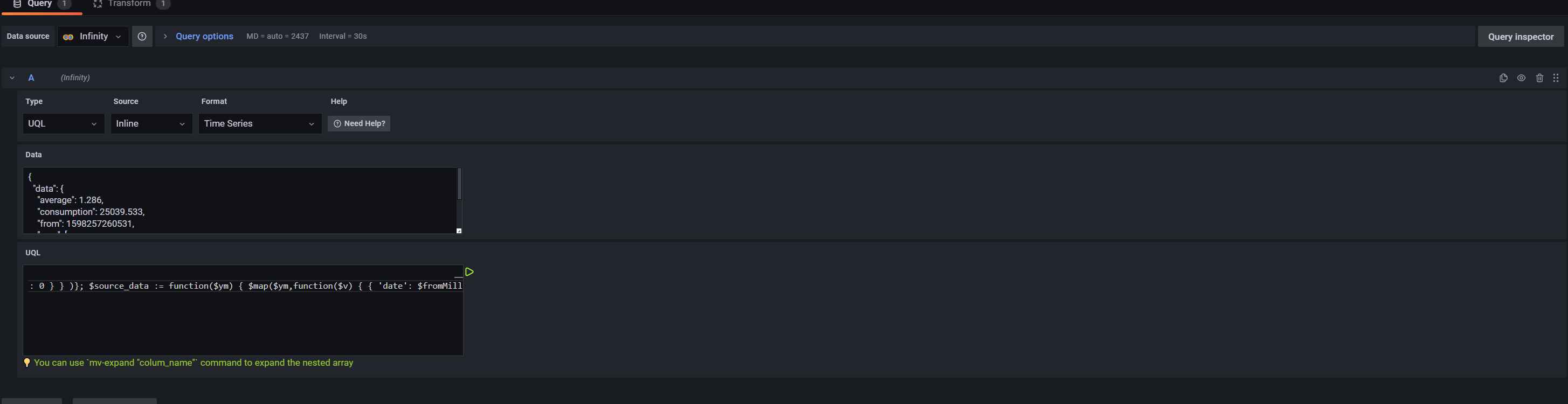 query editor is very tiny to work in · Issue #59235 · grafana/grafana · GitHub
